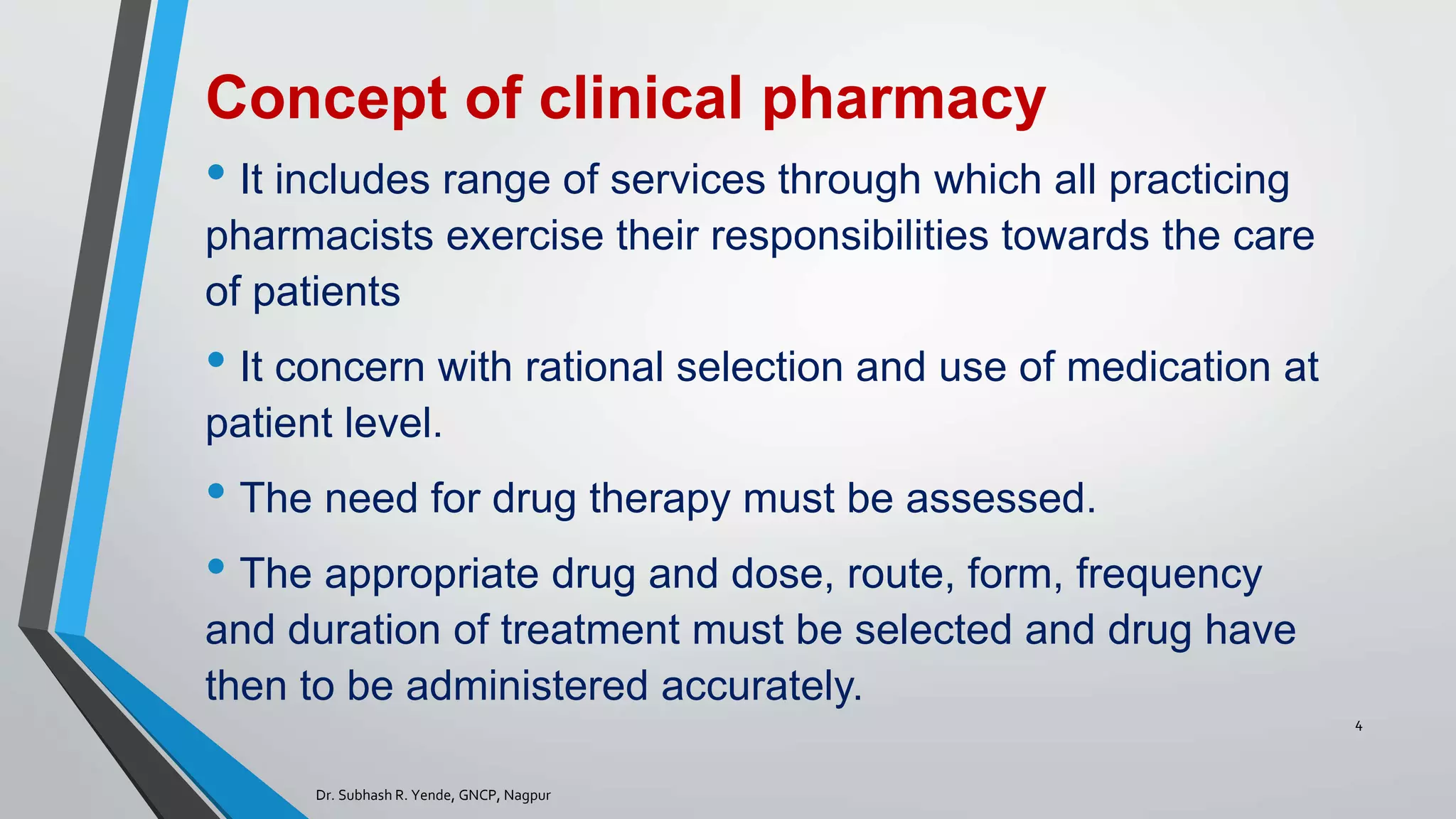 Clinical Pharmacy | PPTX