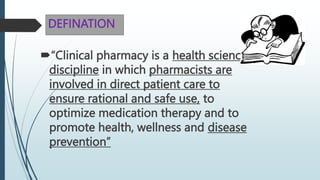CLINICAL PHARMACY.pptx | Pharmaceutical Industry | Industries