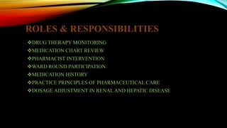 clinical pharmacy .pptx | Pharmaceutical Industry | Industries