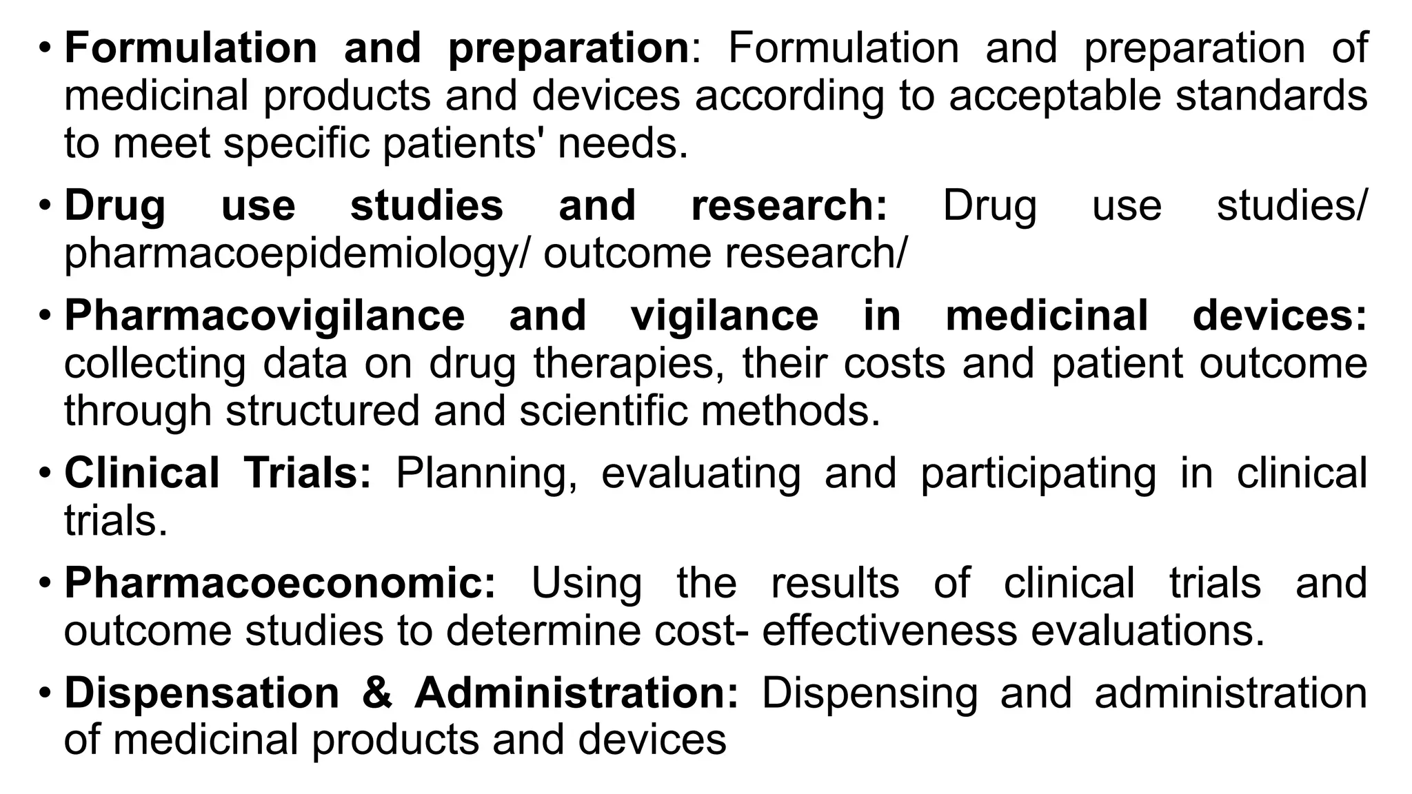 Clinical Pharmacy Introduction to Clinical Pharmacy, Concept of clinical pptx | PPTX