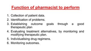 Clinical Pharmacy Introduction to Clinical Pharmacy, Concept of ...