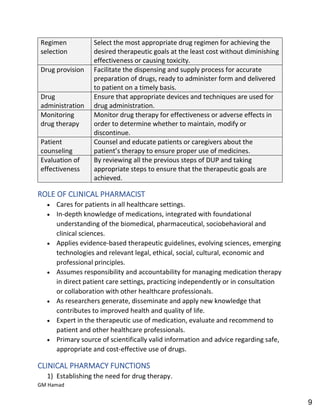 Clinical pharmacy complete notes | PDF