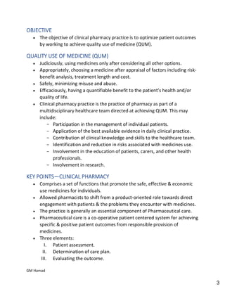 Clinical pharmacy complete notes | PDF
