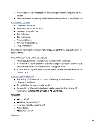 Clinical pharmacy complete notes | PDF