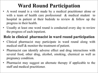 Clinical Pharmacy.pptx | Pharmaceutical Industry | Industries