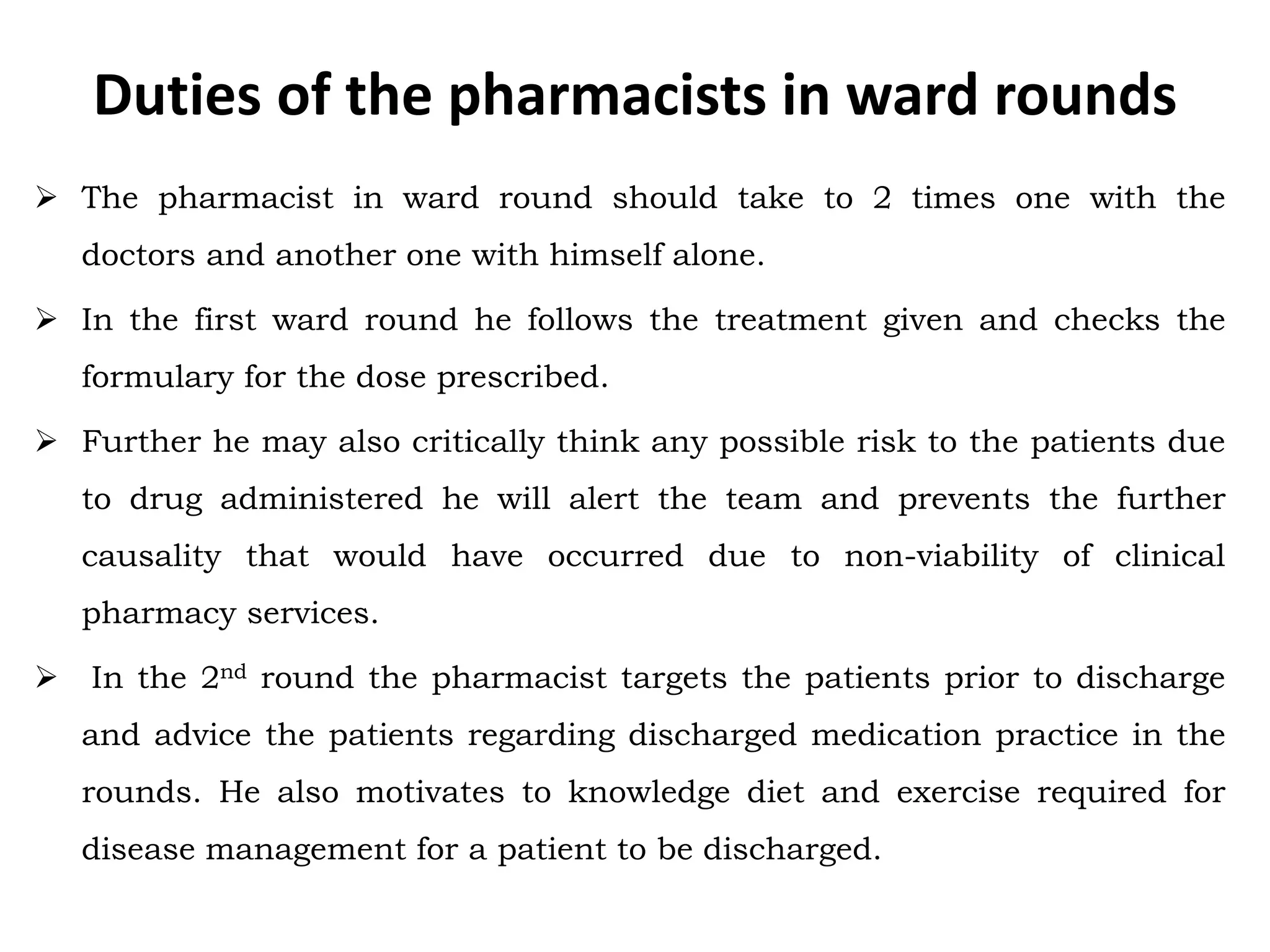 Clinical pharmacy services | PPTX