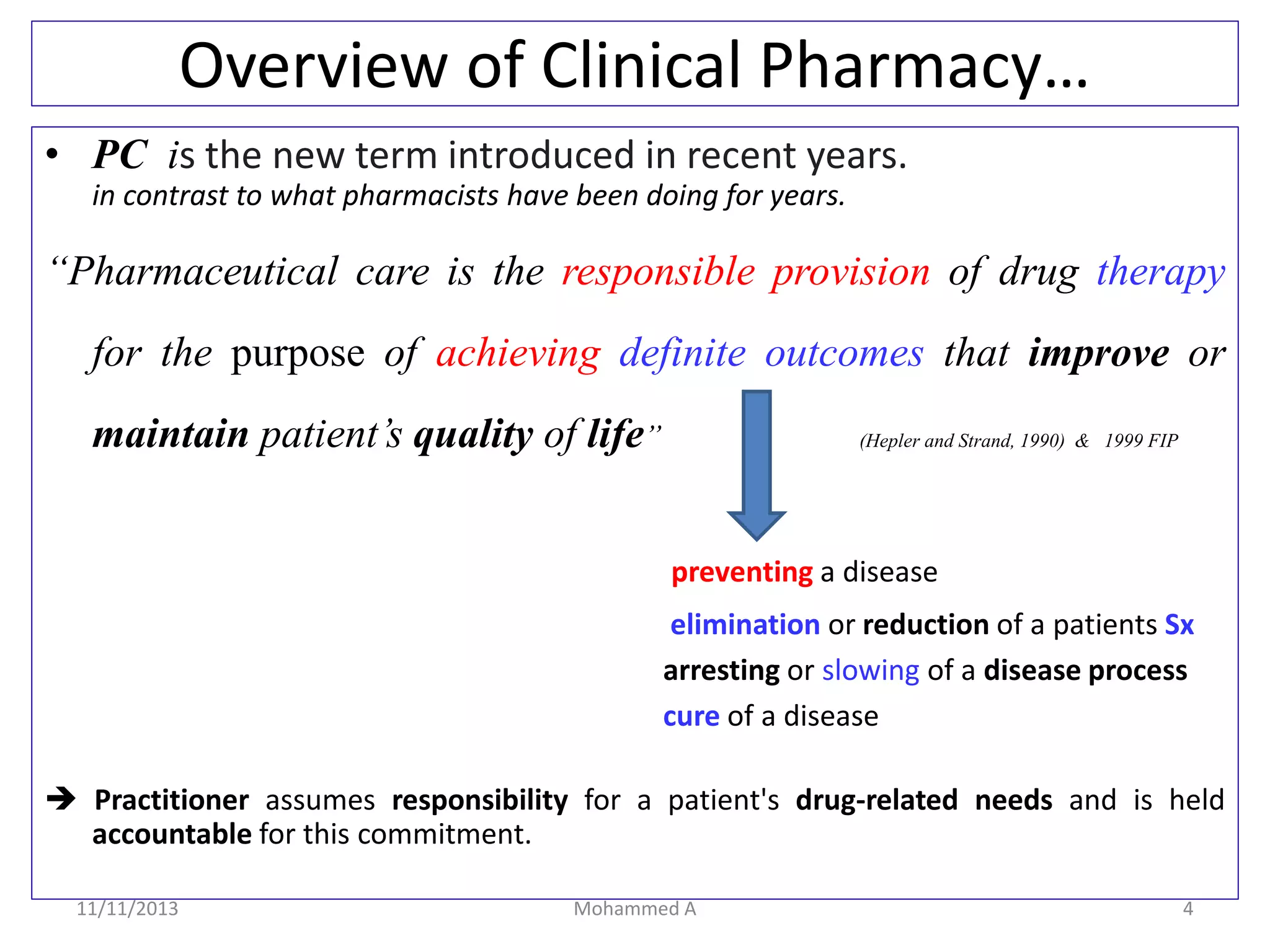 pharmacy practice and scope in Ethiopia: An over view | PPTX