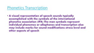 Clinical phonetics | PPTX