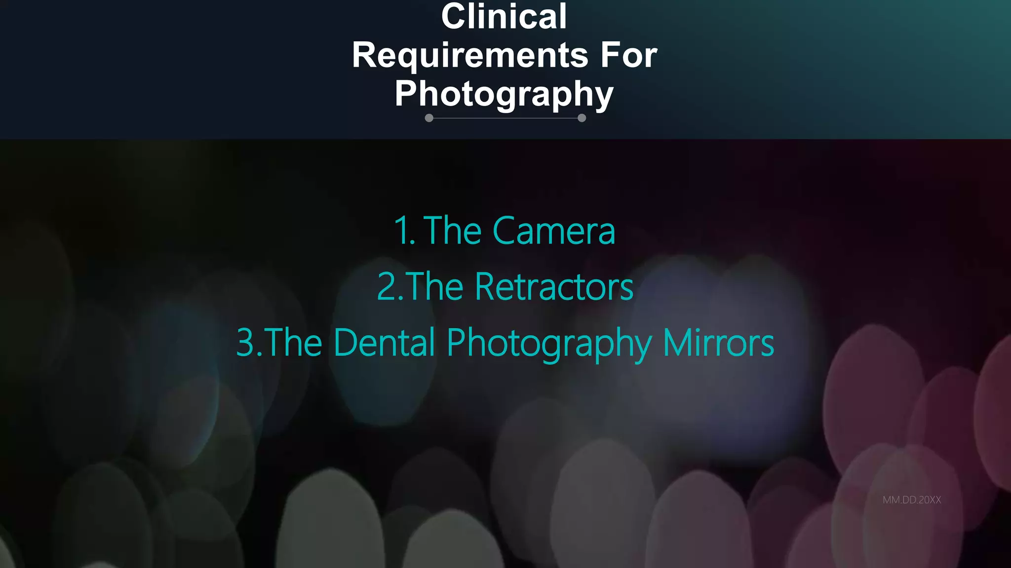 Clinical photography in orthodontics | PPTX