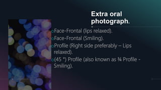 Clinical photography in orthodontics | PPTX