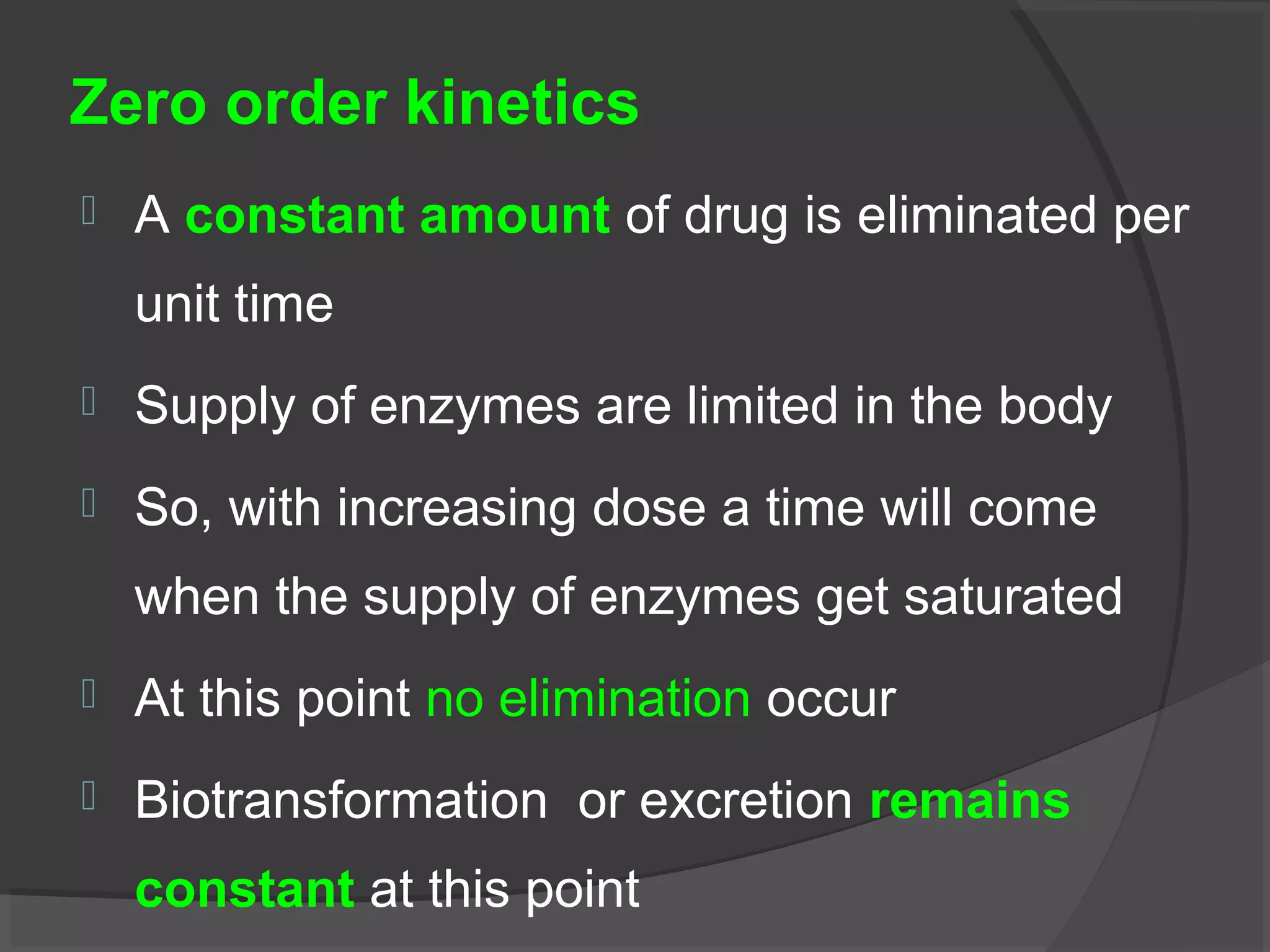 Clinical Pharmacokinetics-I [half life, order of kinetics, steady state ...