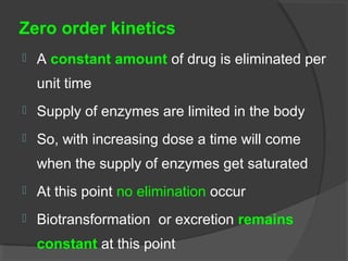 Clinical Pharmacokinetics-I [half life, order of kinetics, steady state ...
