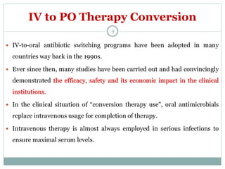 Clinical PK IV to PO therapy conversion.pptx
