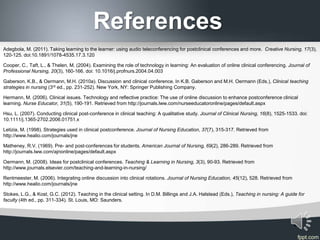 Clinical post conference - lay audience presentation - vo | PPTX