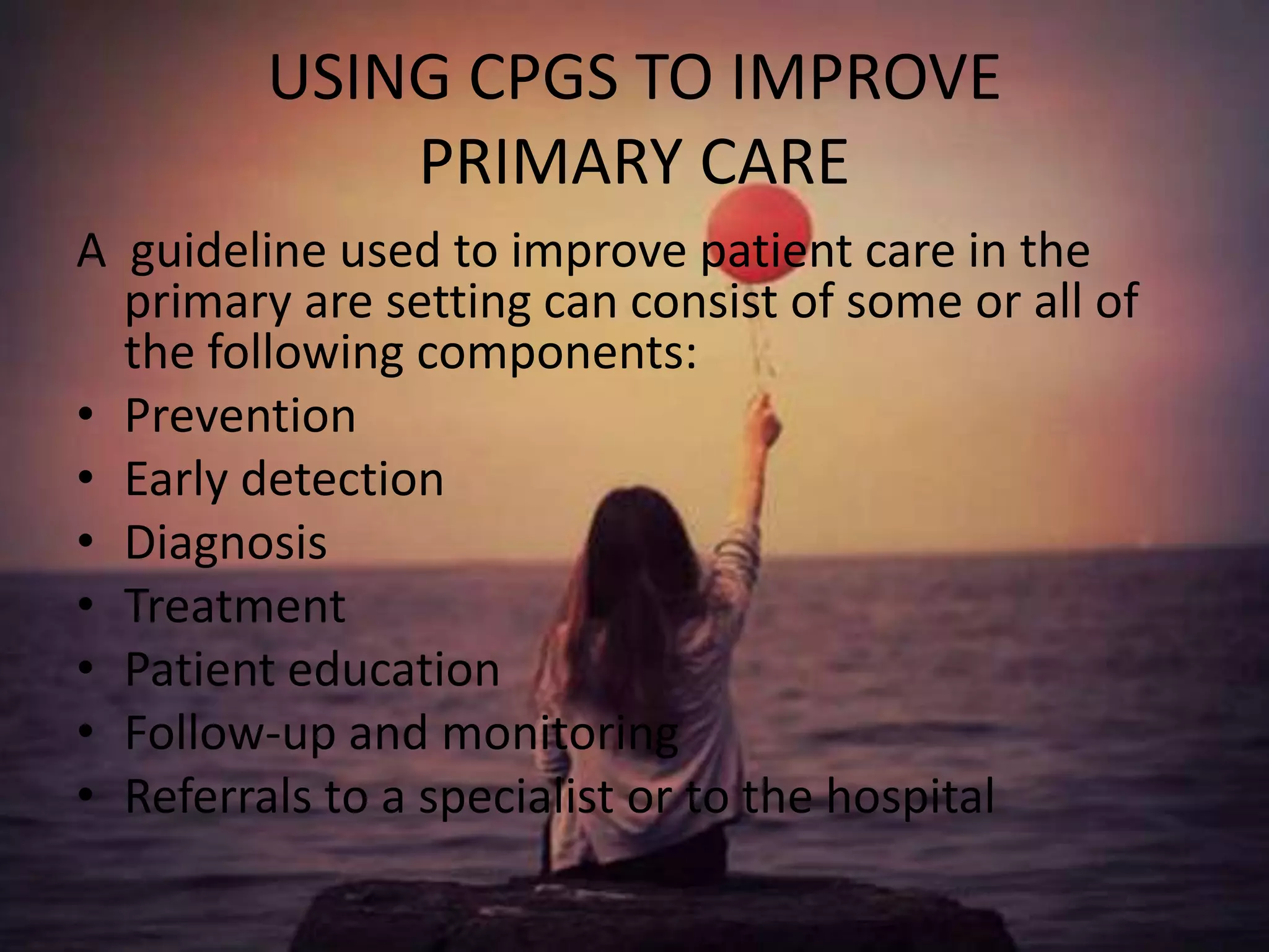 Clinical practice guidelines | PPTX