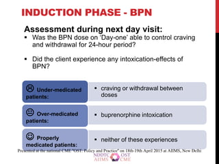 Clinical practice guidelines for buprenorphine and methadone based ost ...