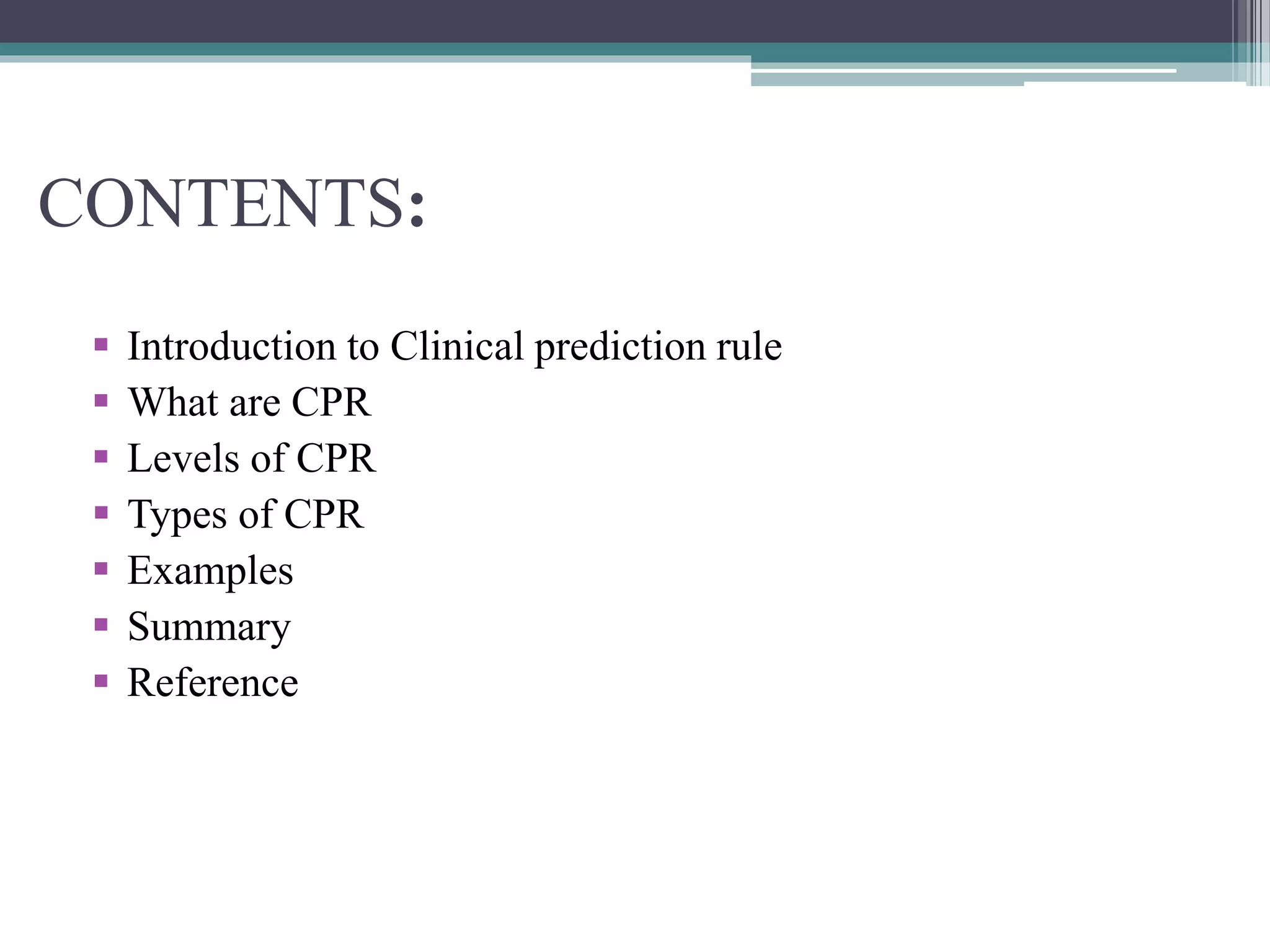 Clinical prediction rule in spinal pain | PPT