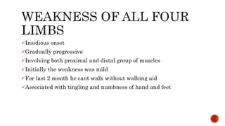 Clinical presentation on multiple sclerosis | PPTX