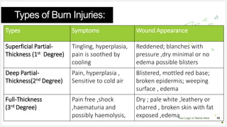 Clinical presentation On Burn | PPTX