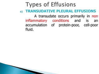 Clinical presentation of a patient with pleural effusion | PPTX