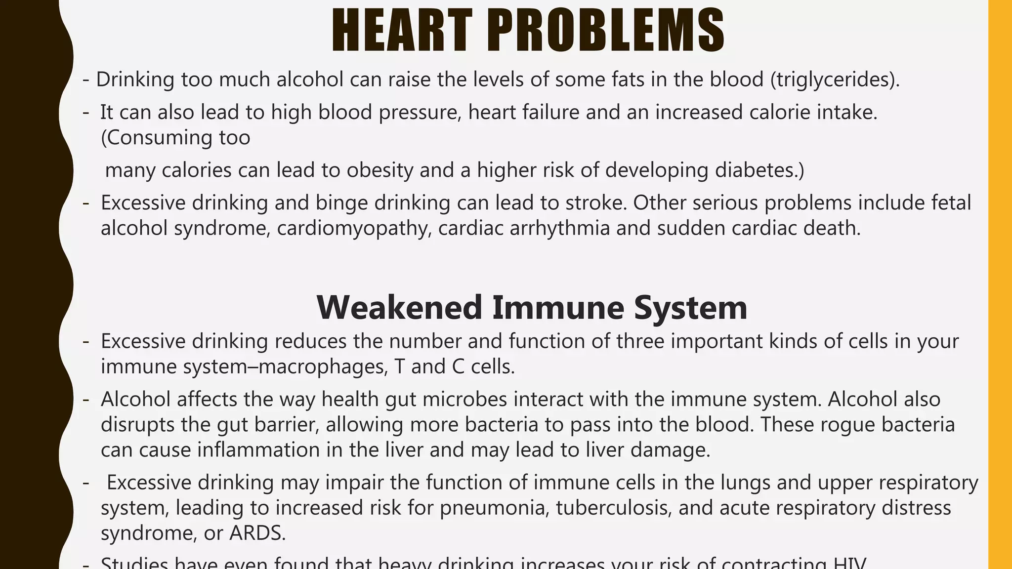 Clinical presentation of chronic alcohol use | PPTX
