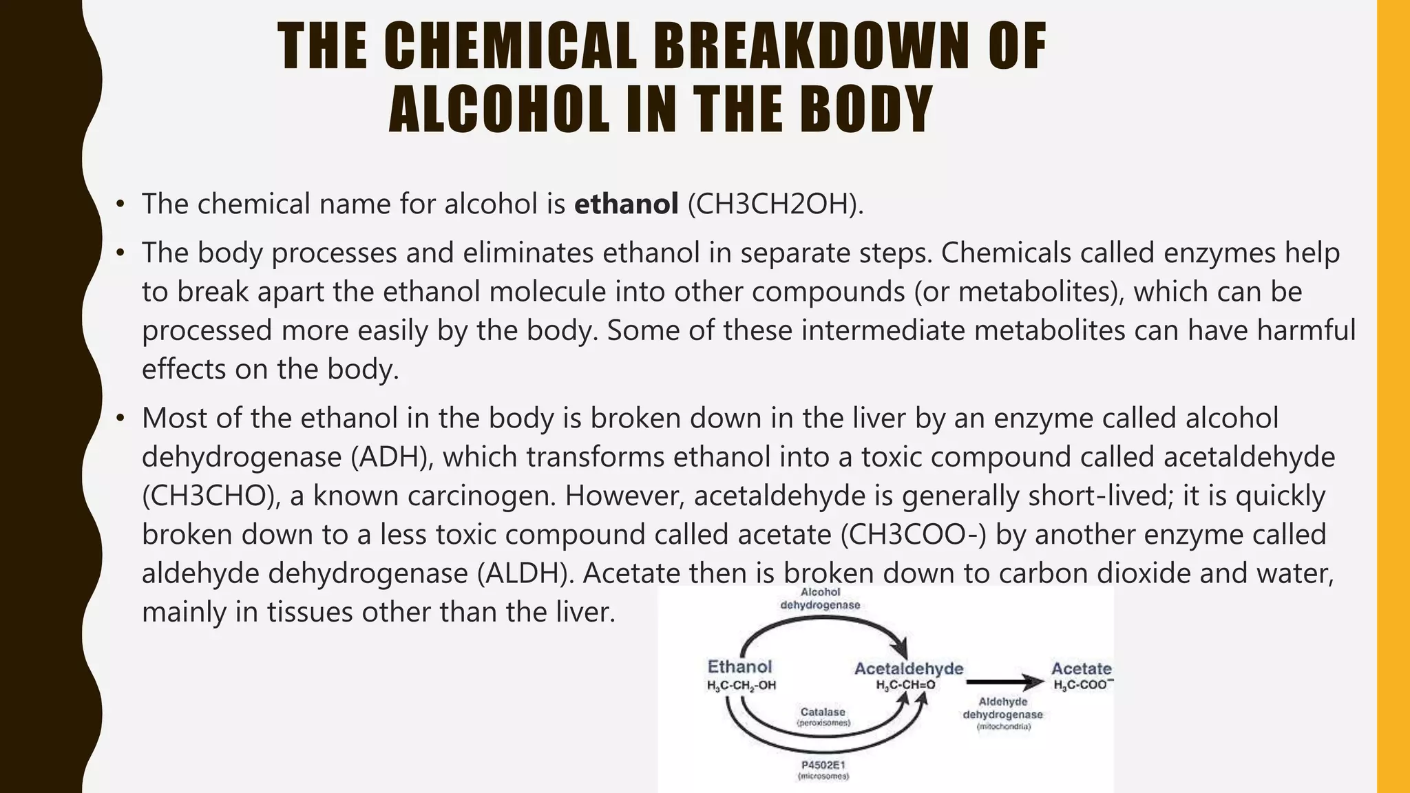 Clinical presentation of chronic alcohol use | PPTX