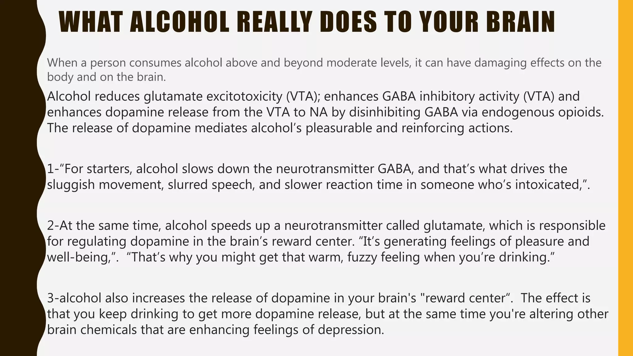 Clinical presentation of chronic alcohol use | PPTX