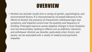 Clinical presentation of chronic alcohol use | PPTX