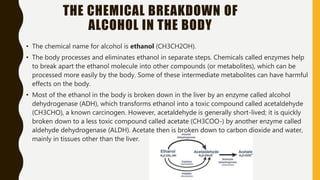 Clinical presentation of chronic alcohol use | PPTX
