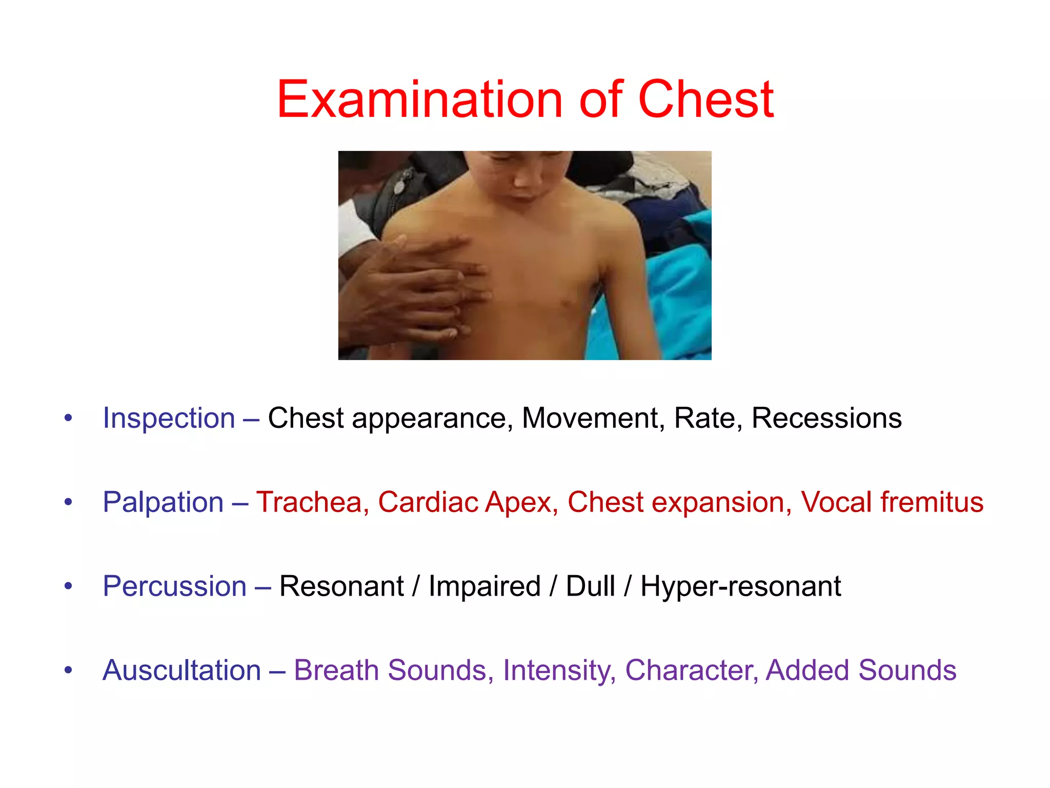 Clinical presentation of respiratory diseases 2021 | PDF