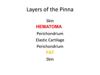 Clinical procedures: Septal/Auricular Hematoma | PPTX