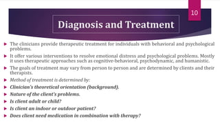 Clinical psychology | PPTX