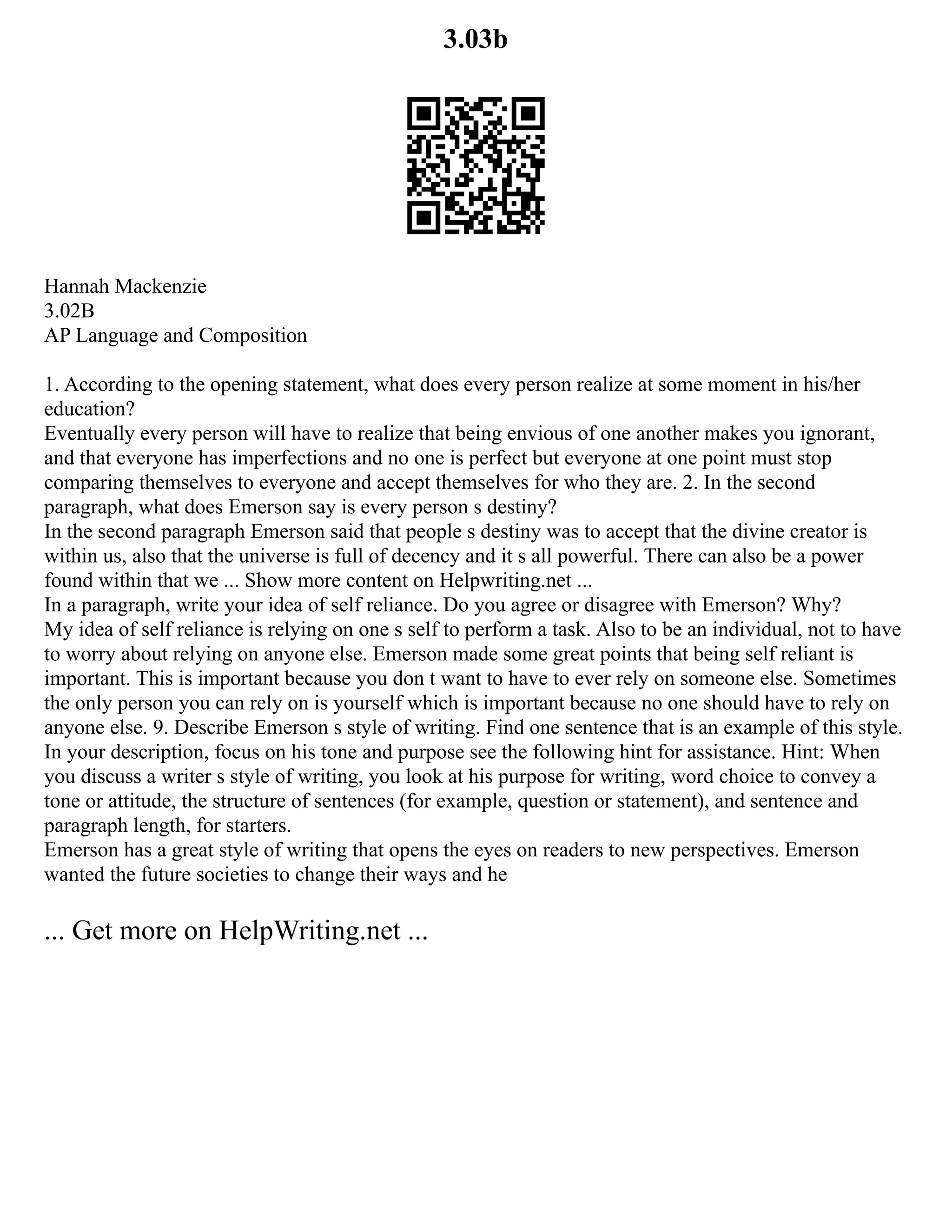 Clinical Psychology Personal Statement Examples | PDF