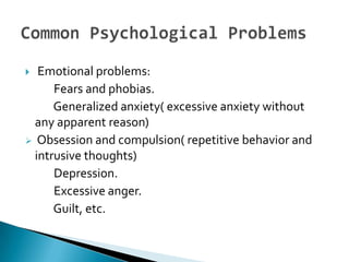 When to refer Clinical Psychologist and why? | PPTX