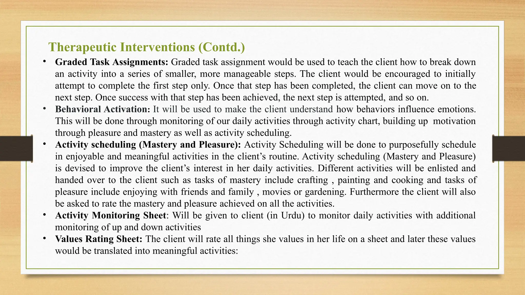 Clinical Psy Group 4 CASES understand you | PPT