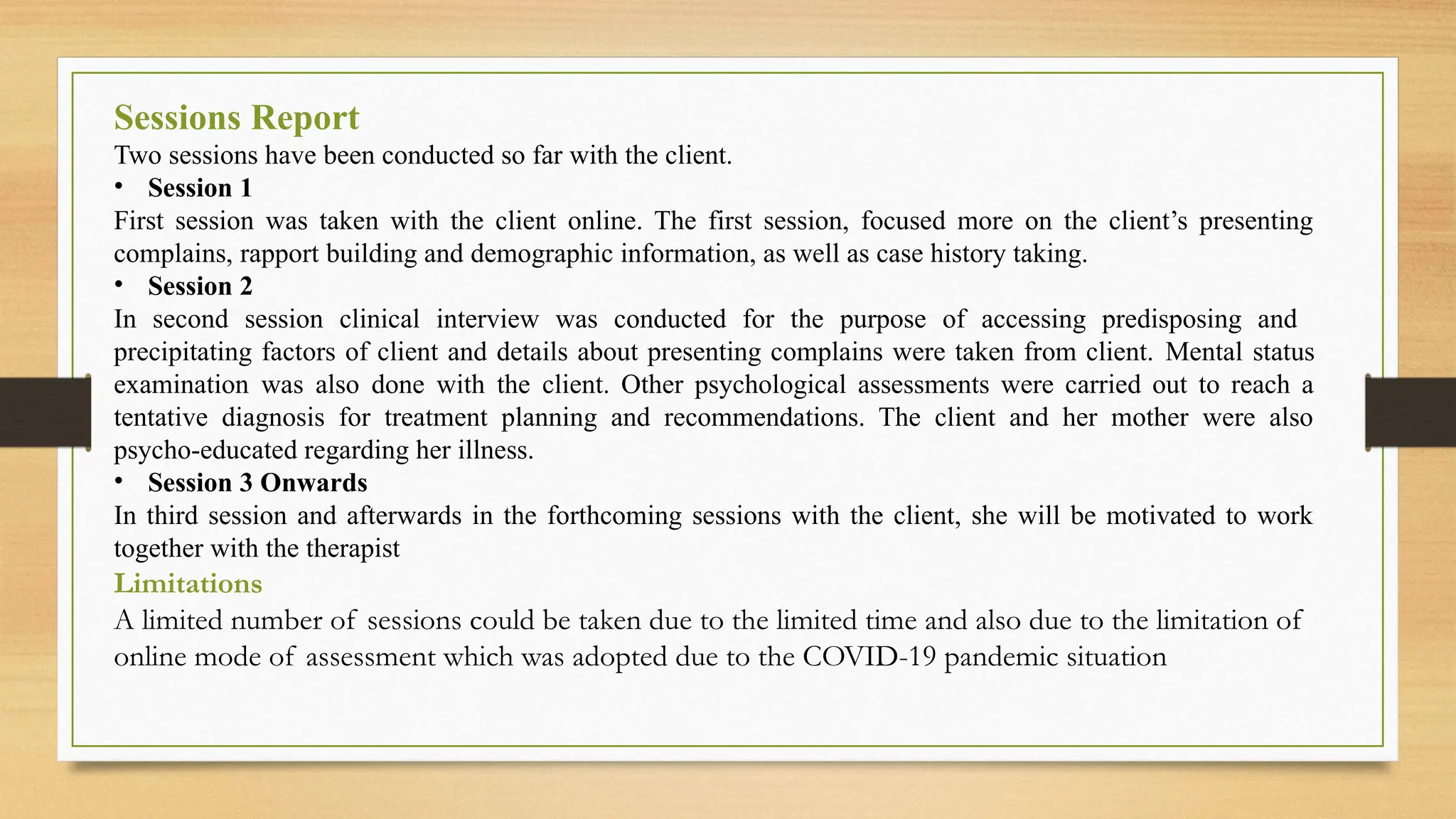 Clinical Psy Group 4 CASES understand you | PPT