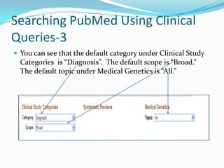 Clinical queries version 5 | PPT