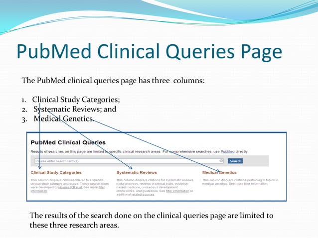 Clinical queries version 5 | PPT