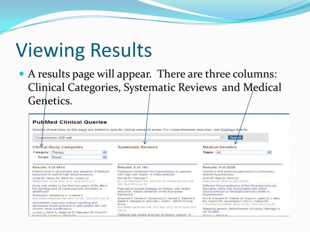 Clinical queries version 5 | PPT