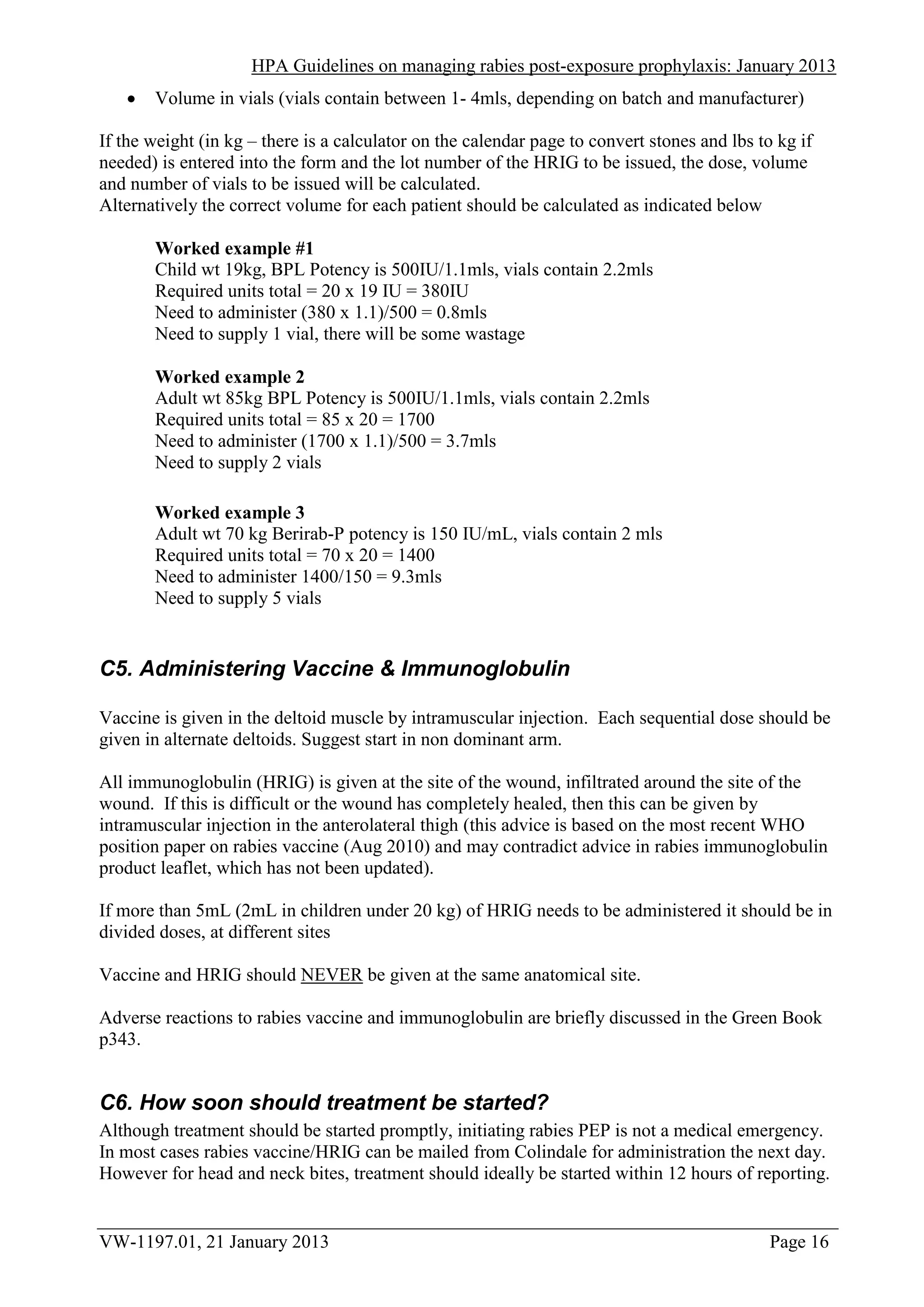 Clinical rabies service jan 2013 final | PDF