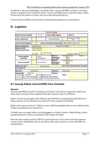 Clinical rabies service jan 2013 final | PDF