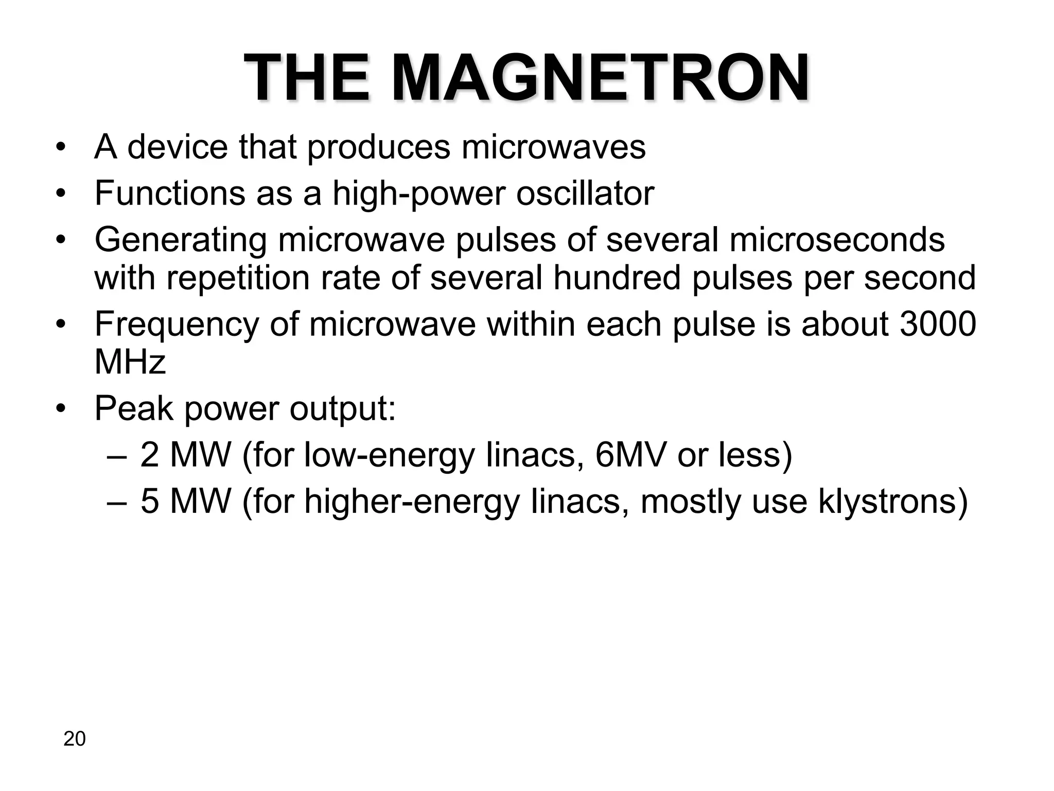 Clinical radiation generators | PPT