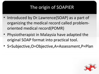 Clinical reasoning and patient centered care in physiotherapy | PPT