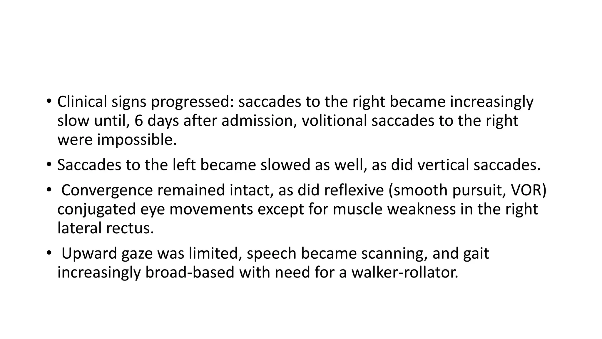 CLINICAL REASONING FOR RHOMBOENCEPHALOPATHY pptx | PPTX