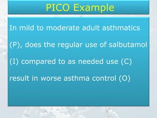 Clinical research ( intro and research question) | PDF