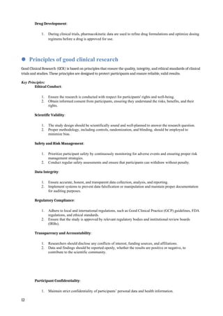 Clinical Research Study Overview Document | PDF