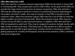 Clinical Research Associate (CRA) - A Growing Career Path in ...