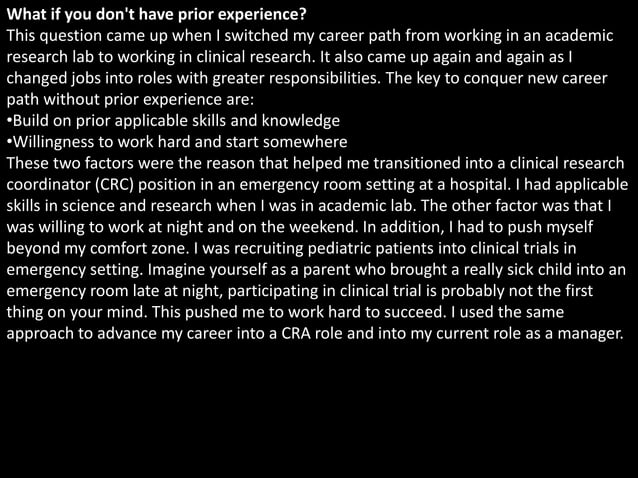 Clinical Research Associate (CRA) - A Growing Career Path in ...