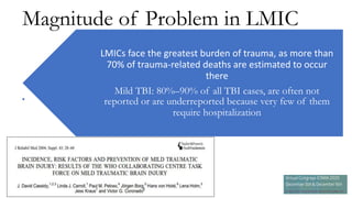Clinical research in LMICs for TBI | PPTX