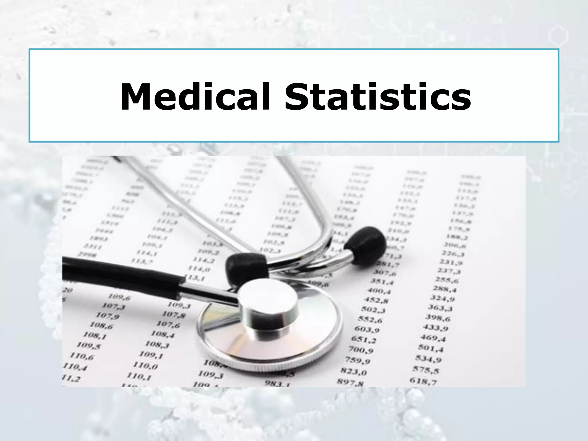 Clinical research ( Medical stat. concepts) | PDF